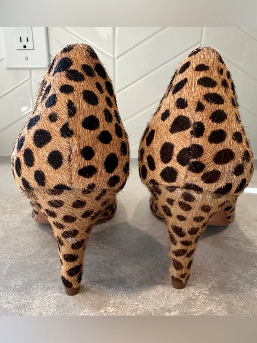 Loeffler Randall | Shoes | Loeffler Randall Calf Hair Leopard Print ...